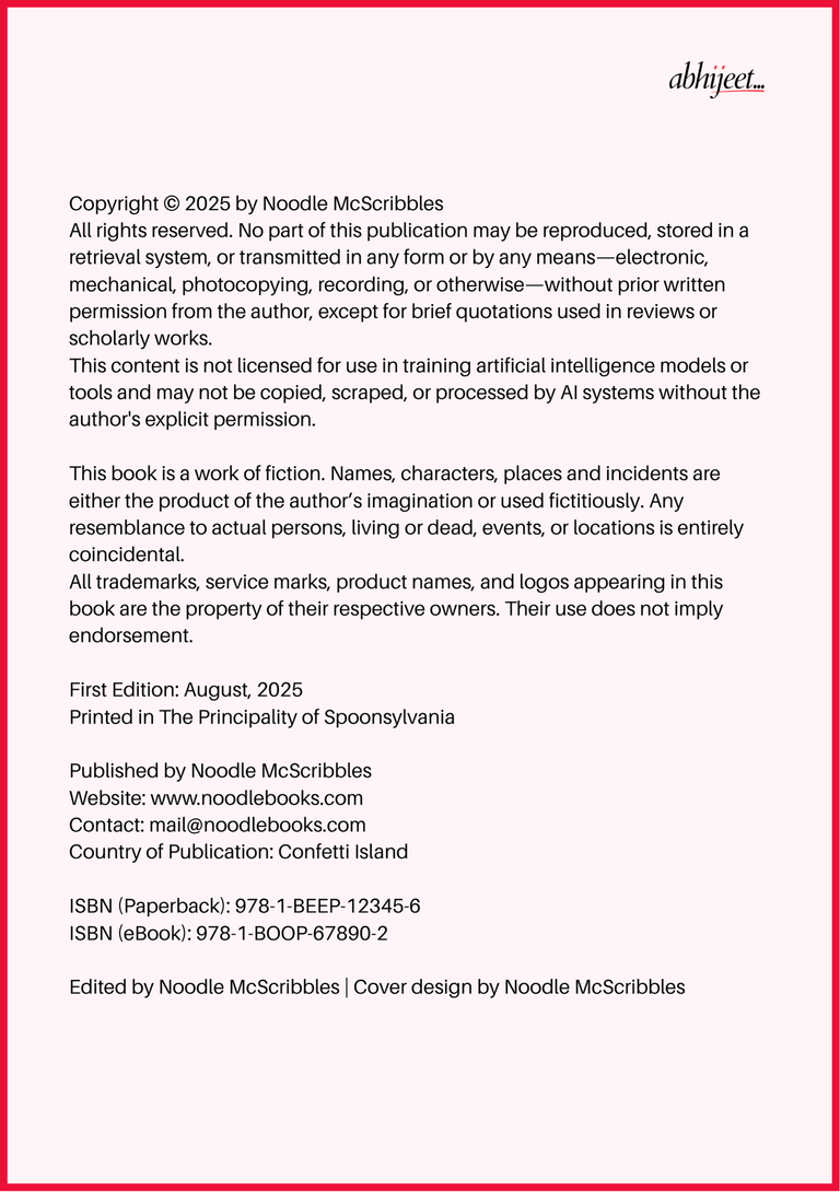 What a Copyright Page Looks Like [+ Free Templates] - Book Blabber